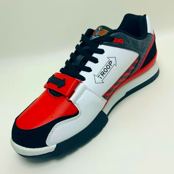 TROOP | Shoes | Mens Troop Cobra White Black Red Lowtop Sneakers Nwt ...